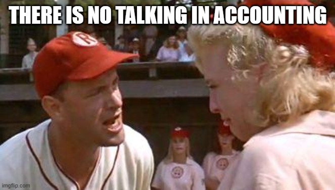 A League of their Own There's No Crying in Baseball - Imgflip