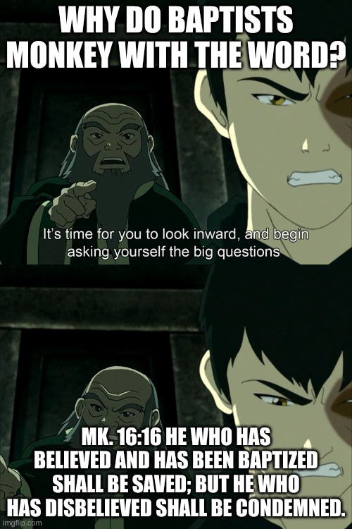 It's Time To Start Asking Yourself The Big Questions Meme - Imgflip