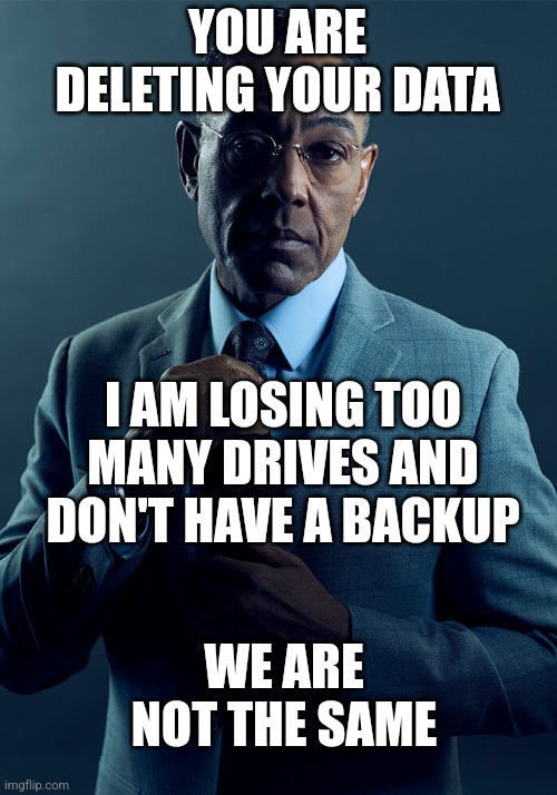 Gus Fring we are not the same - Imgflip