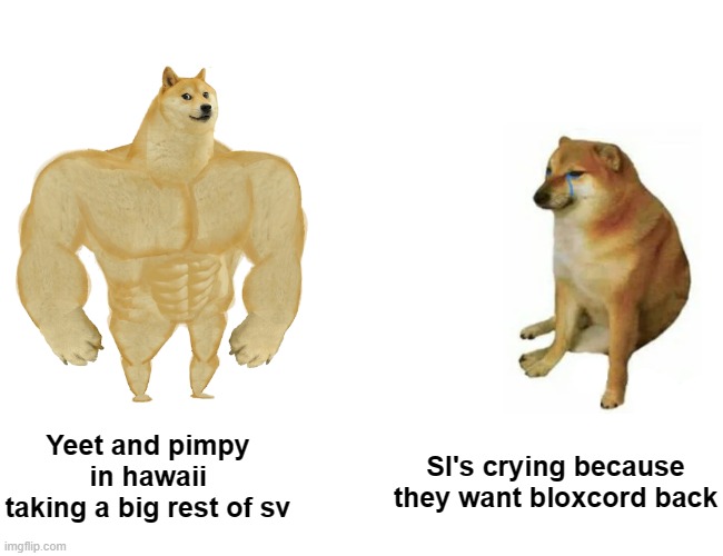Buff Doge vs. Cheems Meme - Imgflip
