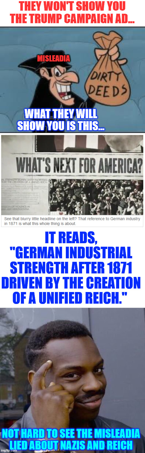 Misleadia has stooped to new levels of dishonesty in a desperate effort ...