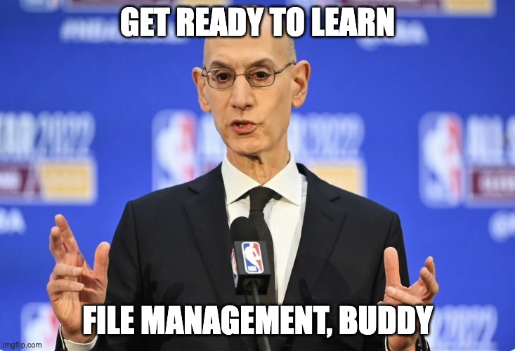 Adam Silver Get Ready To Learn Buddy - Imgflip