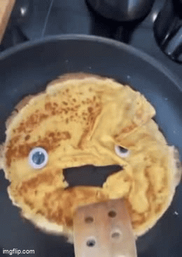 I Wonder What These Pancakes Are Saying ? - Imgflip