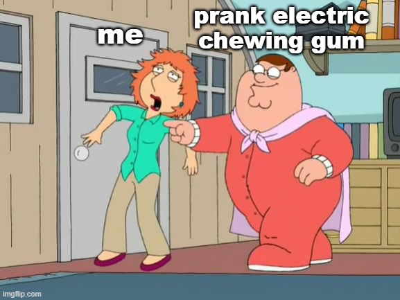 Peter Griffin Shocking Lois With Static - Imgflip