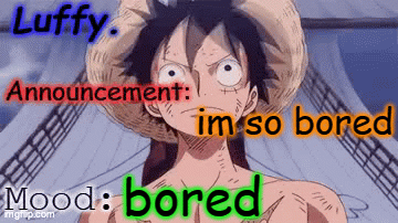 Luffy. Announcement temp - Imgflip