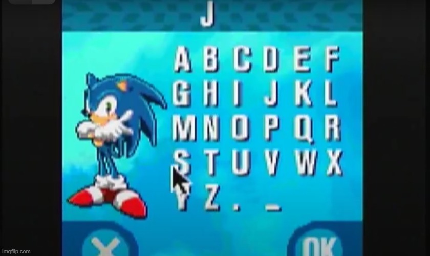 Sonic wants your name - Imgflip