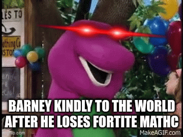Barney Fortnite meme - Imgflip