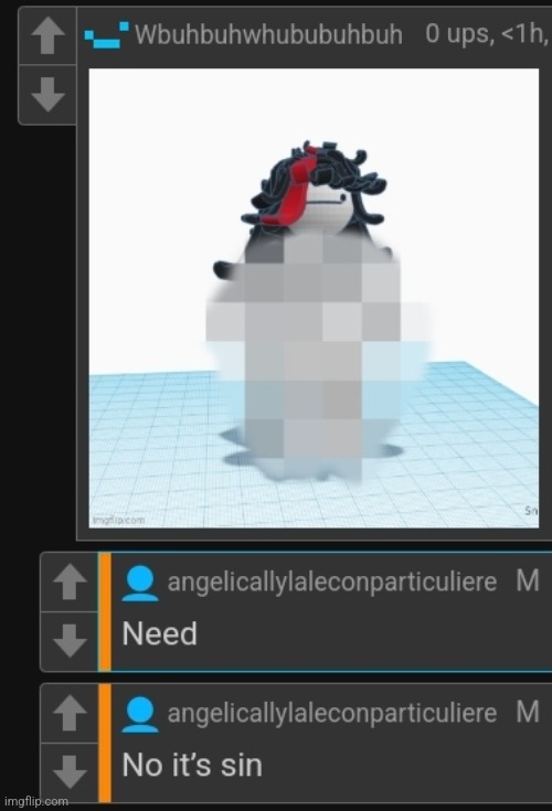 Bro is fighting his demons - Imgflip