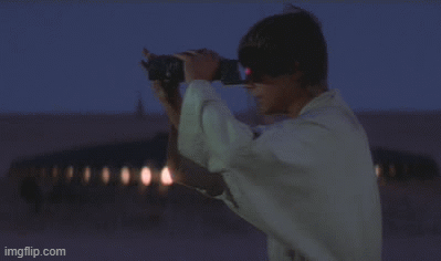 What was Luke looking at? - Imgflip