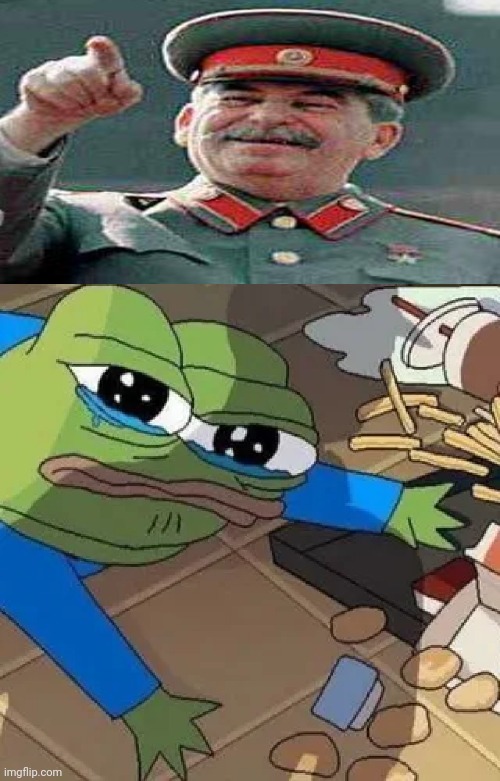 Stalin laughing at Pepe - Imgflip