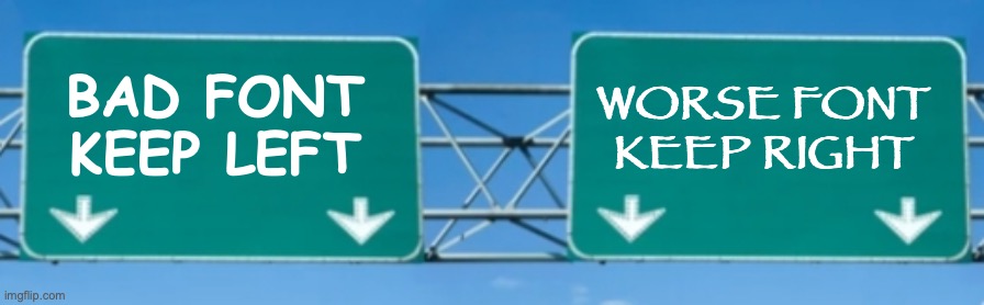 FARK.com: (13275434) Interstate highway fonts are still a mishmash of indecision at the federal ...