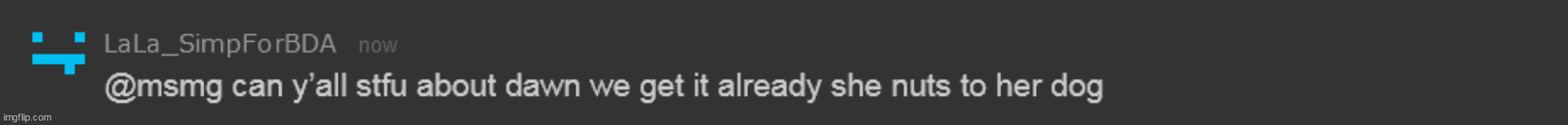 lala told me to screenshot his memechat notif - Imgflip