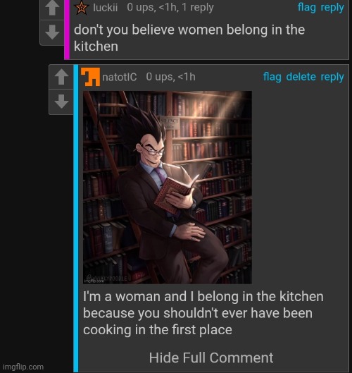 This is one of his last warnings until he is roasted, grilled, charred, broiled, boiled, and ...