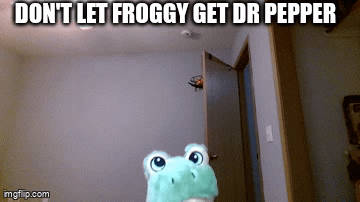 FROGGY GETS DR PEPPER - Imgflip