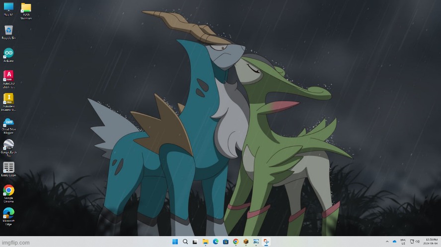 always open my school computer to this lovely and heart melting ...