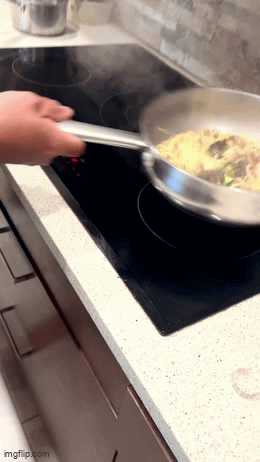 Fresh, Rare, Raw footage of my dad frying noodles this morning ...