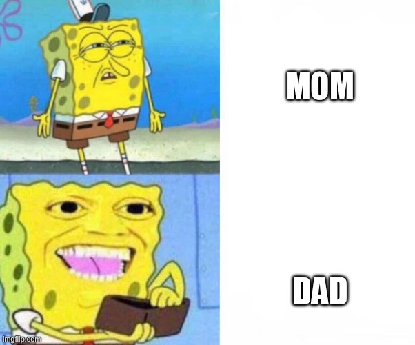 Sponge bob wallet - Imgflip