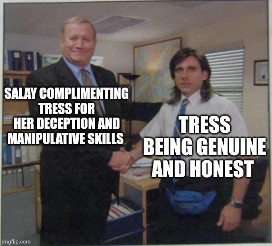 the office handshake - Imgflip