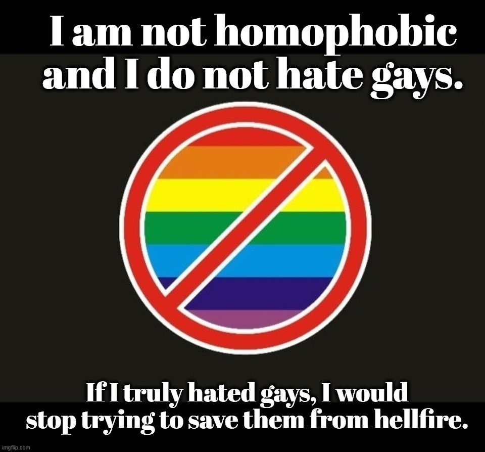 I am NOT homophobic. I fear no queer. - Imgflip