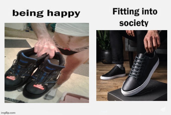Work boots or dress shoes ? Please tell us ! - Imgflip
