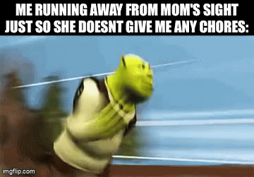 Shrek running - Imgflip