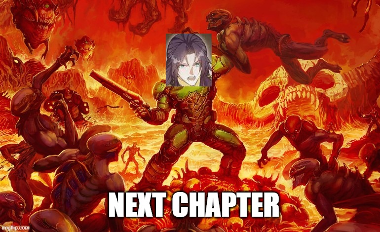 Doom Slayer killing demons - Imgflip