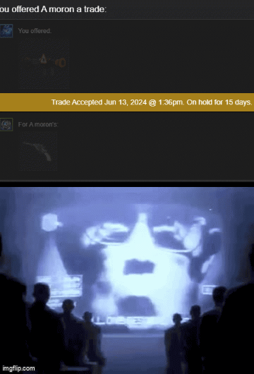 Steam lets Russians access my acc but restricts trades , stupid steam - Imgflip