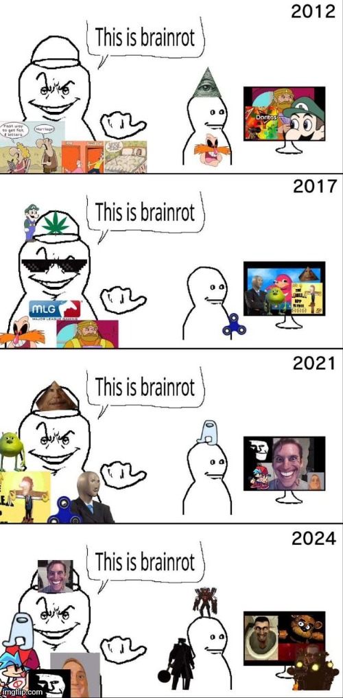 "But atleast..." NO, every brainrot is not good. - Imgflip