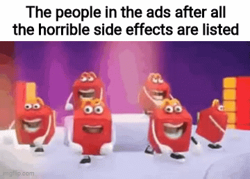 Side effects may include: temporary blindness, sickness, anxiety to the ...