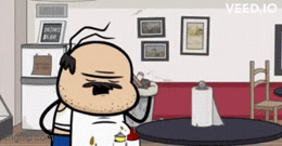 Cynide And Happiness Overstayed Welcome - Imgflip