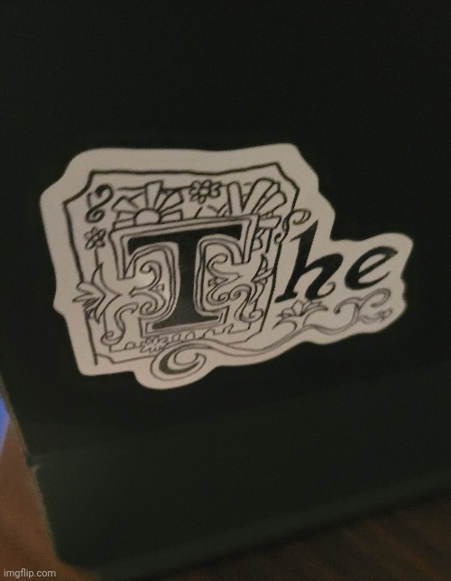 TELUS guys came over and this was one of the stickers one of them had ...