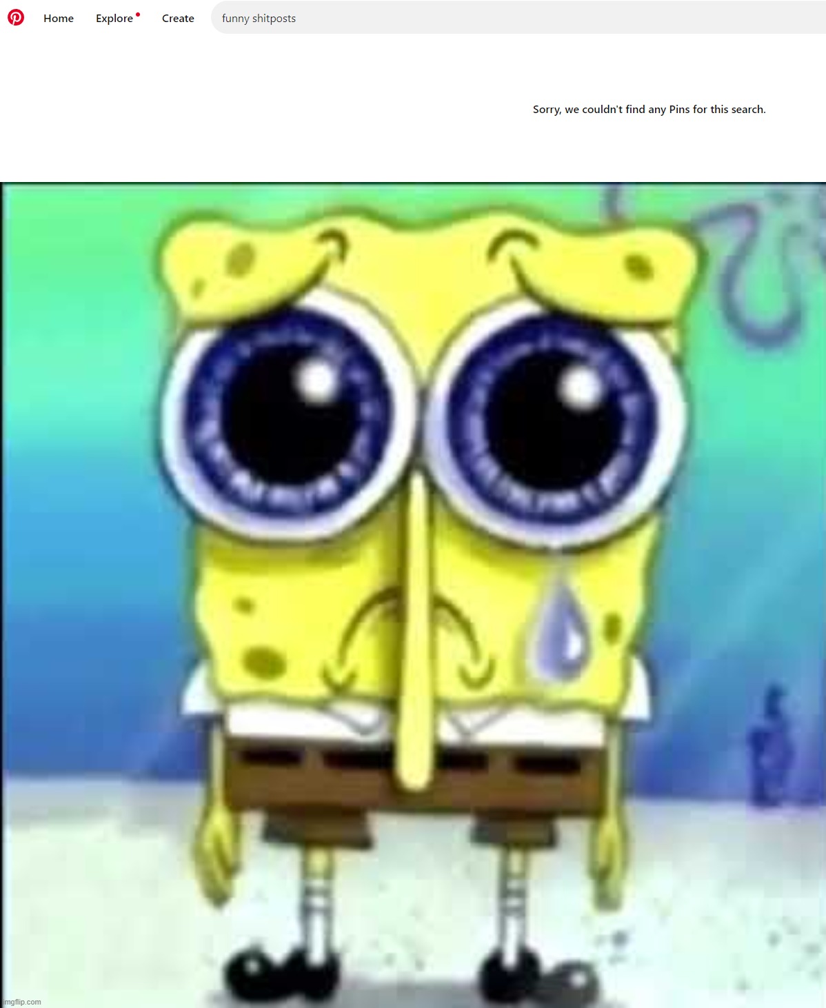 Image tagged in sad spongebob - Imgflip
