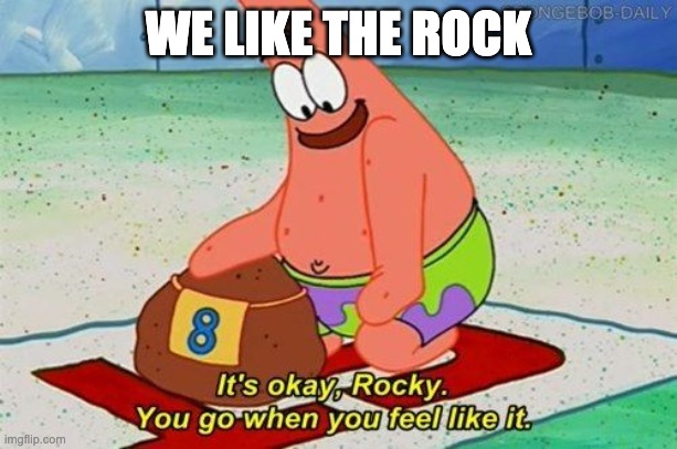 Patrick pet rock - Imgflip