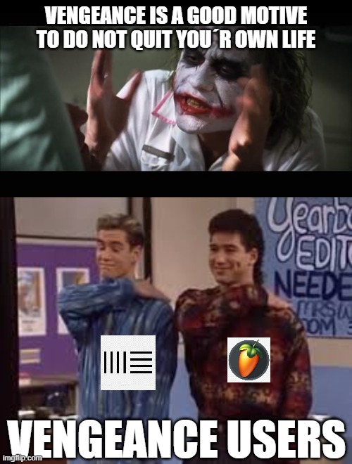 Image tagged in memes,and everybody loses their minds,pat on the back ...