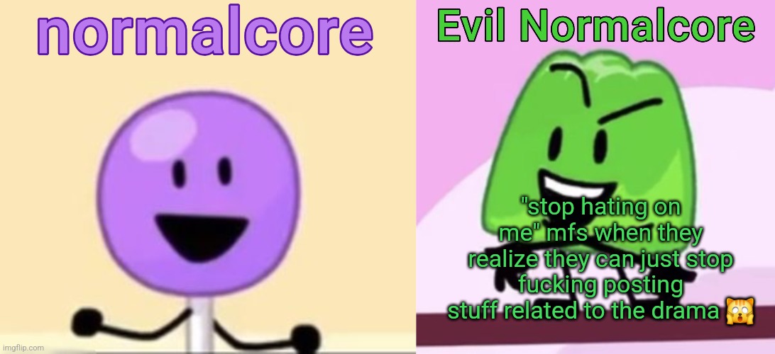 Normalcore and evil normalcore shared temp (thx myself) - Imgflip