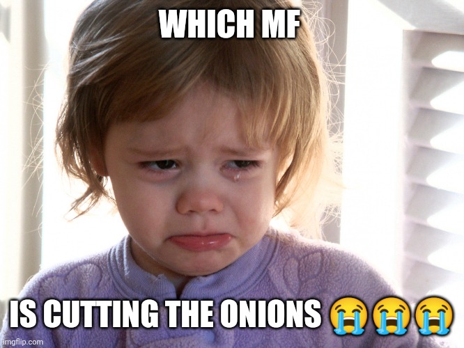 When your cutting onions - Imgflip