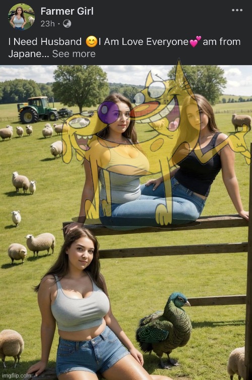 There's a whole Twitter acc that has these ai slop things - Imgflip