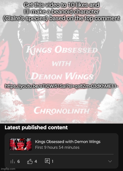 6 likes to go (go to my previous image to make a suggestion) - Imgflip