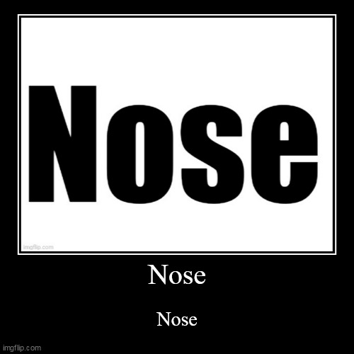 Nose - Imgflip