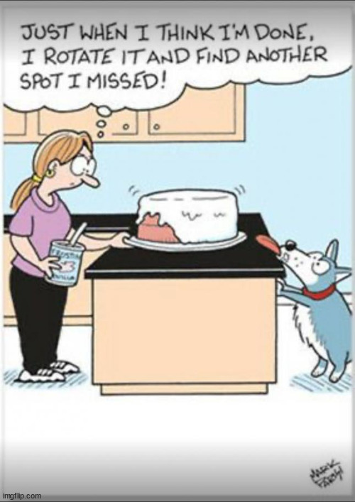 Frosting the cake - Imgflip