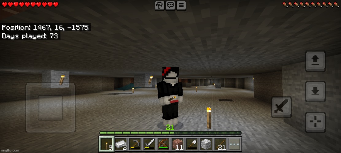 All of these blocks mined and I still can't find iron - Imgflip