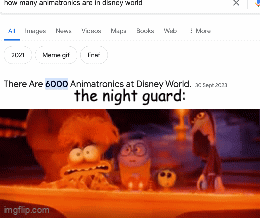 damn night guard better be paid a lot for this - Imgflip