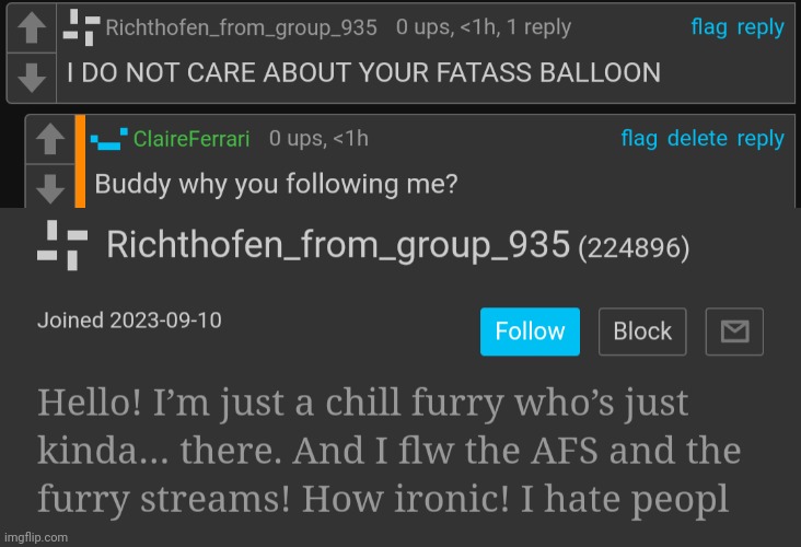 Is he always like this? Should I just block him? - Imgflip