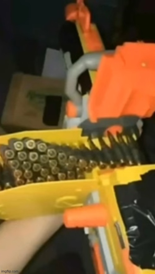 Lethal nerf machine gun - Imgflip