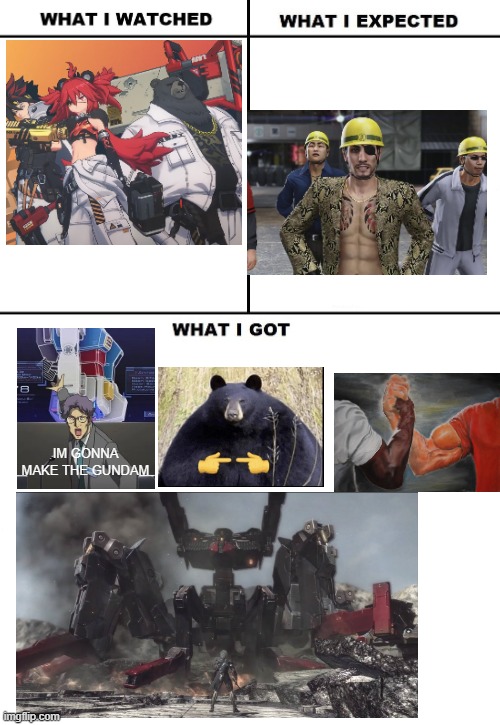 What I Watched/ What I Expected/ What I Got - Imgflip