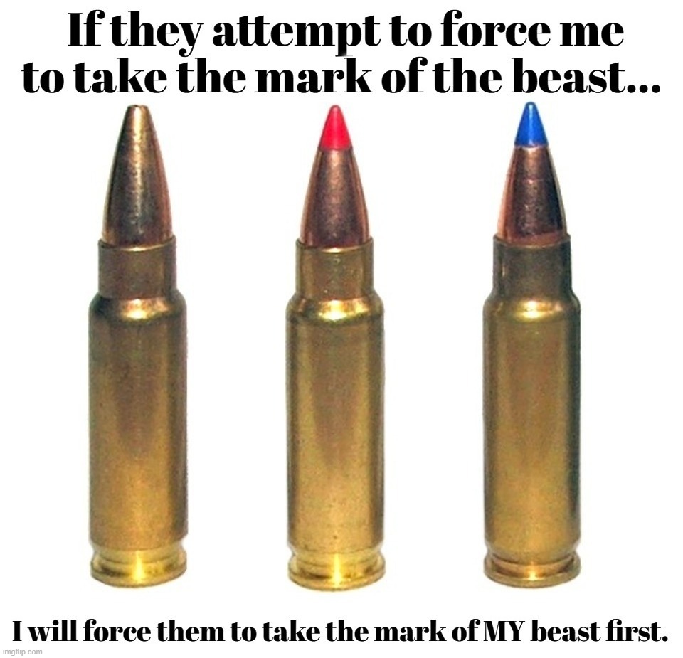 If they attempt to force me to take the mark of the beast... - Imgflip