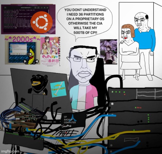 Soyjak linux - Imgflip