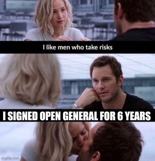 I like men who take risks - Imgflip