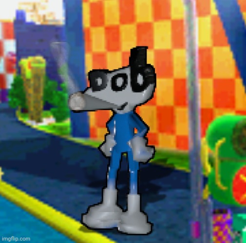 I was the first to 3d model a character smoking a fat blunt image - Imgflip