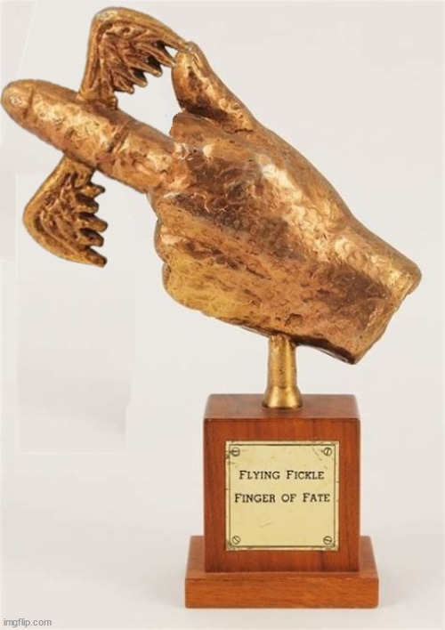 Flying Fuckled Finger of Fate - Imgflip